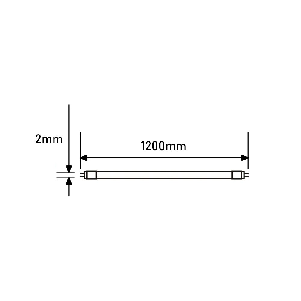 Lâmpada de Led Tubular T8 120cm 18W Branco Neutro 4000K