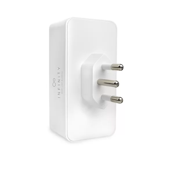 Adaptador Smart Inteligente Infinity Bi-Volt 10A Branco - Wi-Fi